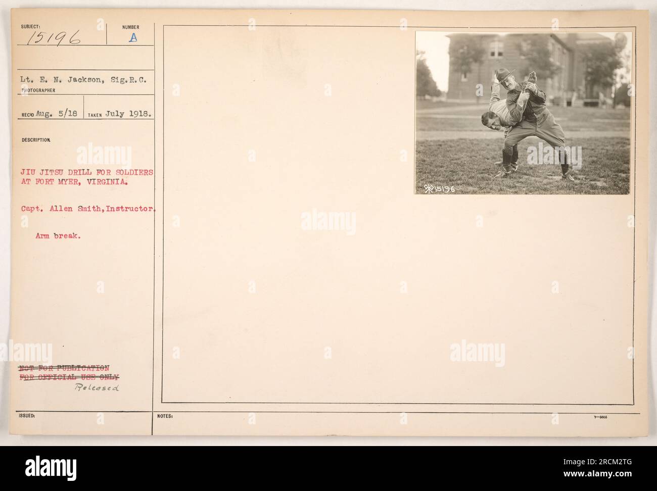 Soldiers participating in a jiu-jitsu drill at Fort Myer, Virginia in ...