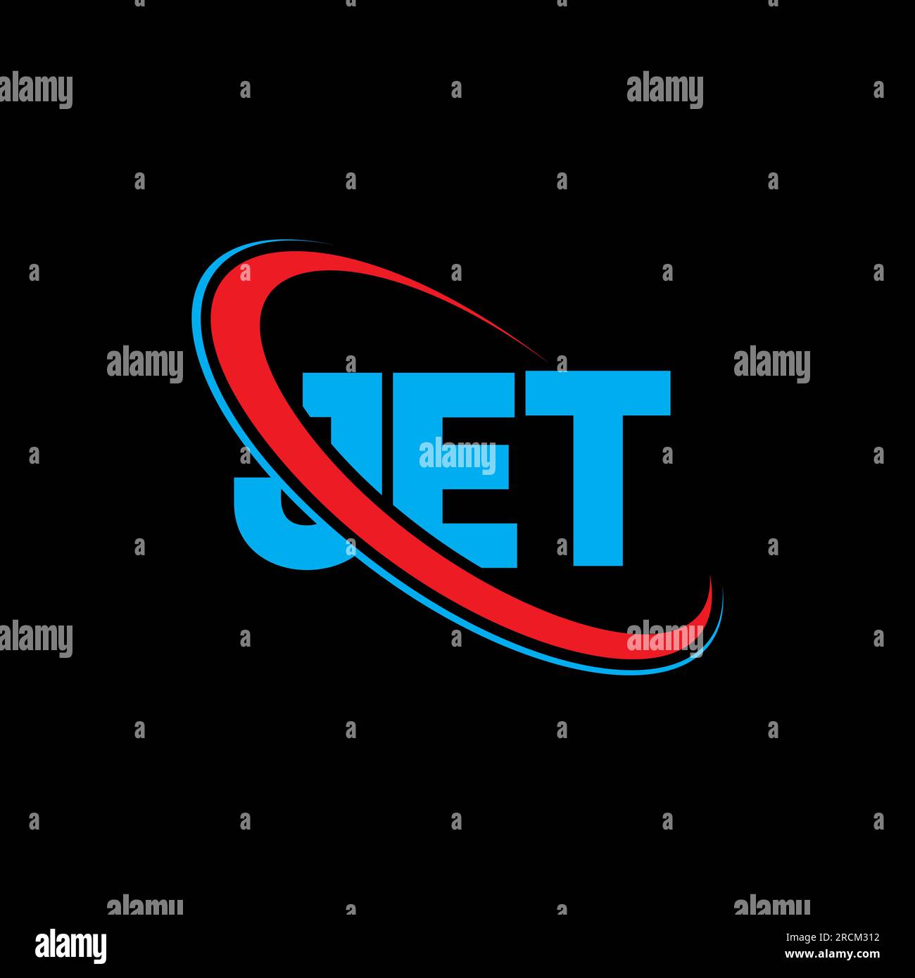 JET logo. JET letter. JET letter logo design. Initials JET logo linked ...