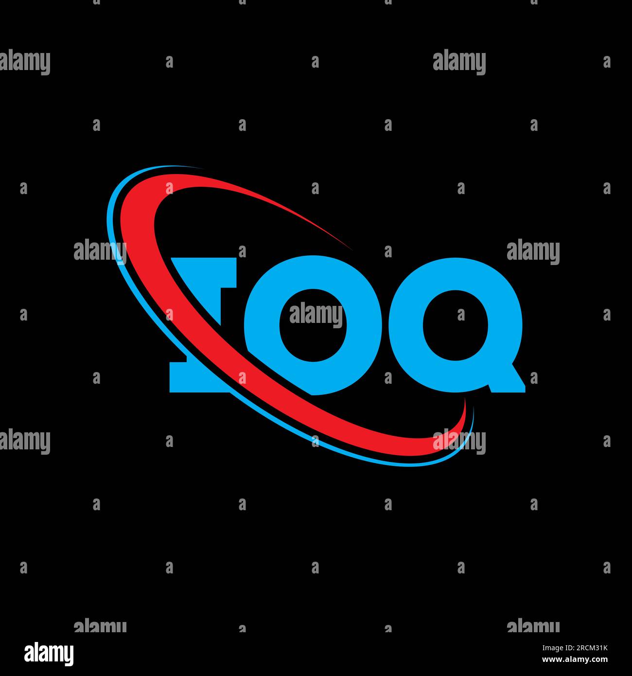 Ioq logo design hi-res stock photography and images - Alamy