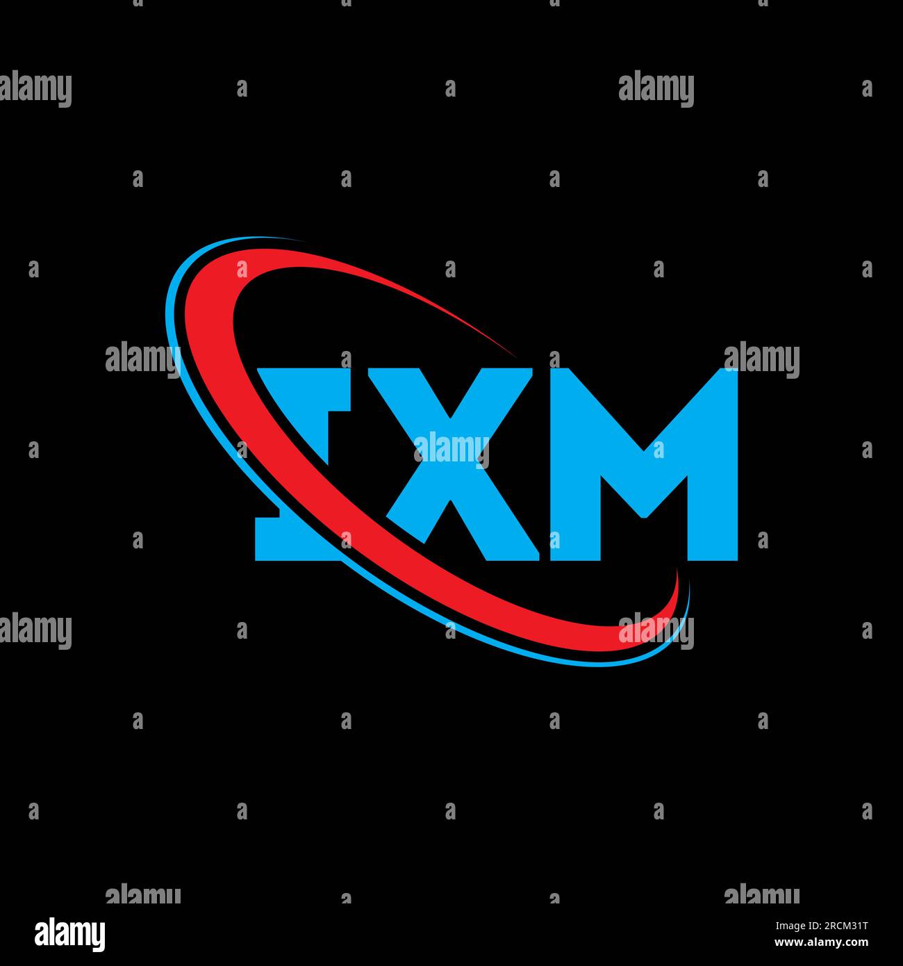 IXM logo. IXM letter. IXM letter logo design. Initials IXM logo linked ...