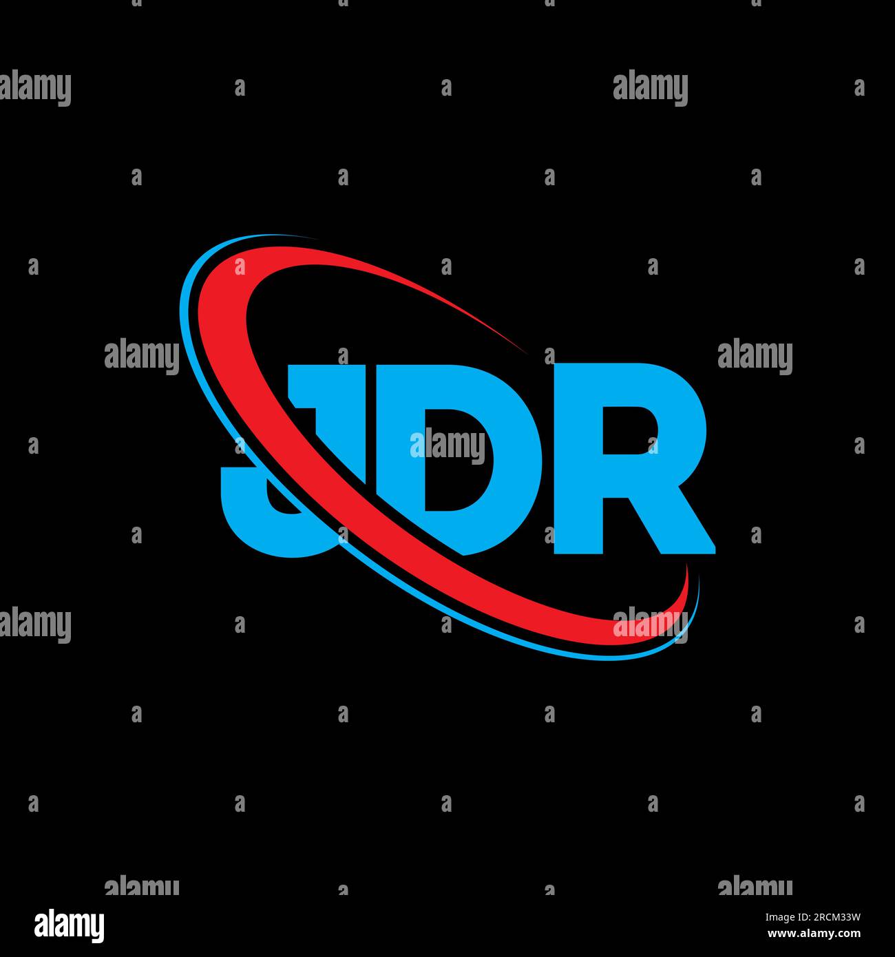 JDR logo. JDR letter. JDR letter logo design. Initials JDR logo linked ...