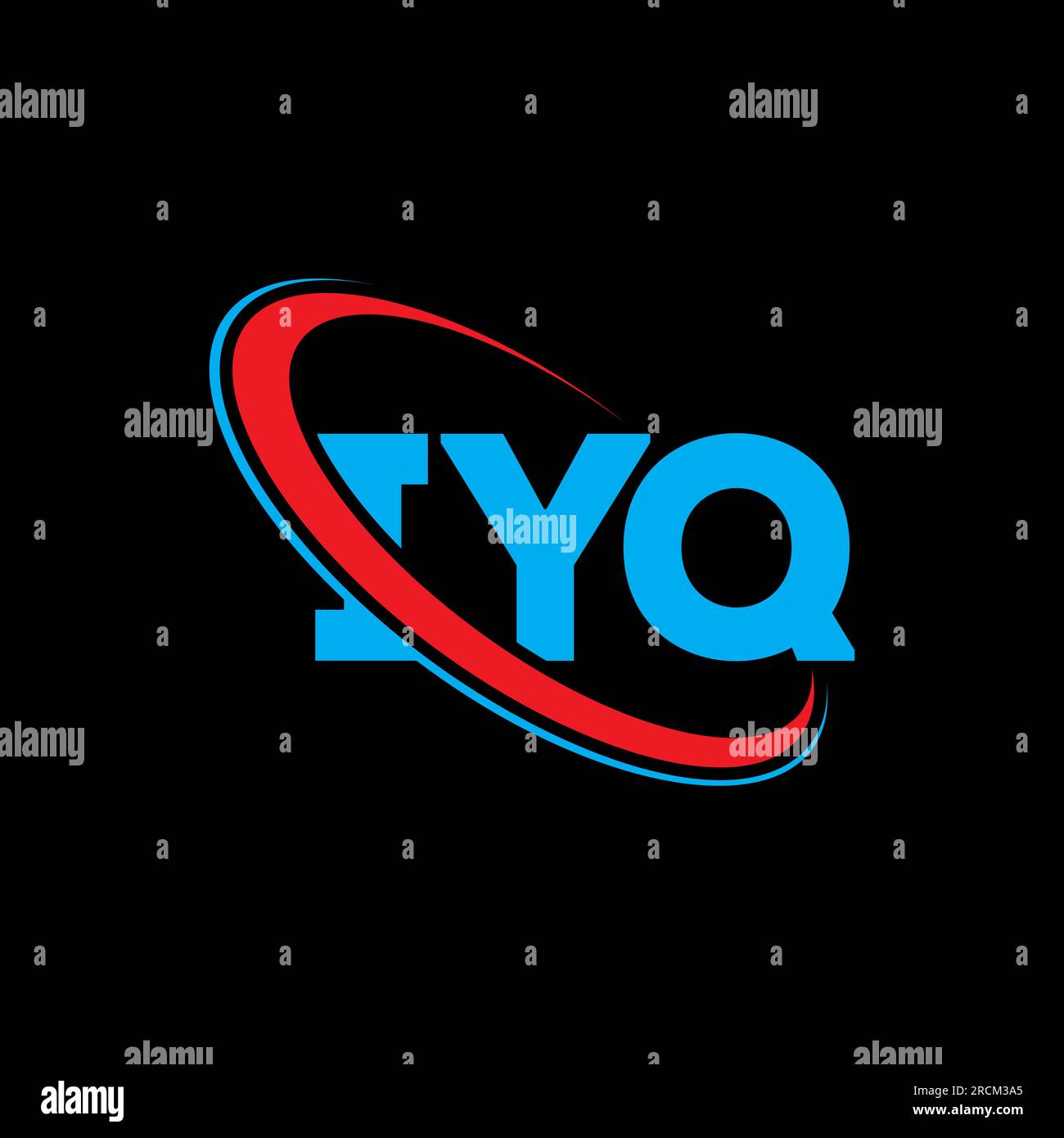 IYQ logo. IYQ letter. IYQ letter logo design. Initials IYQ logo linked ...