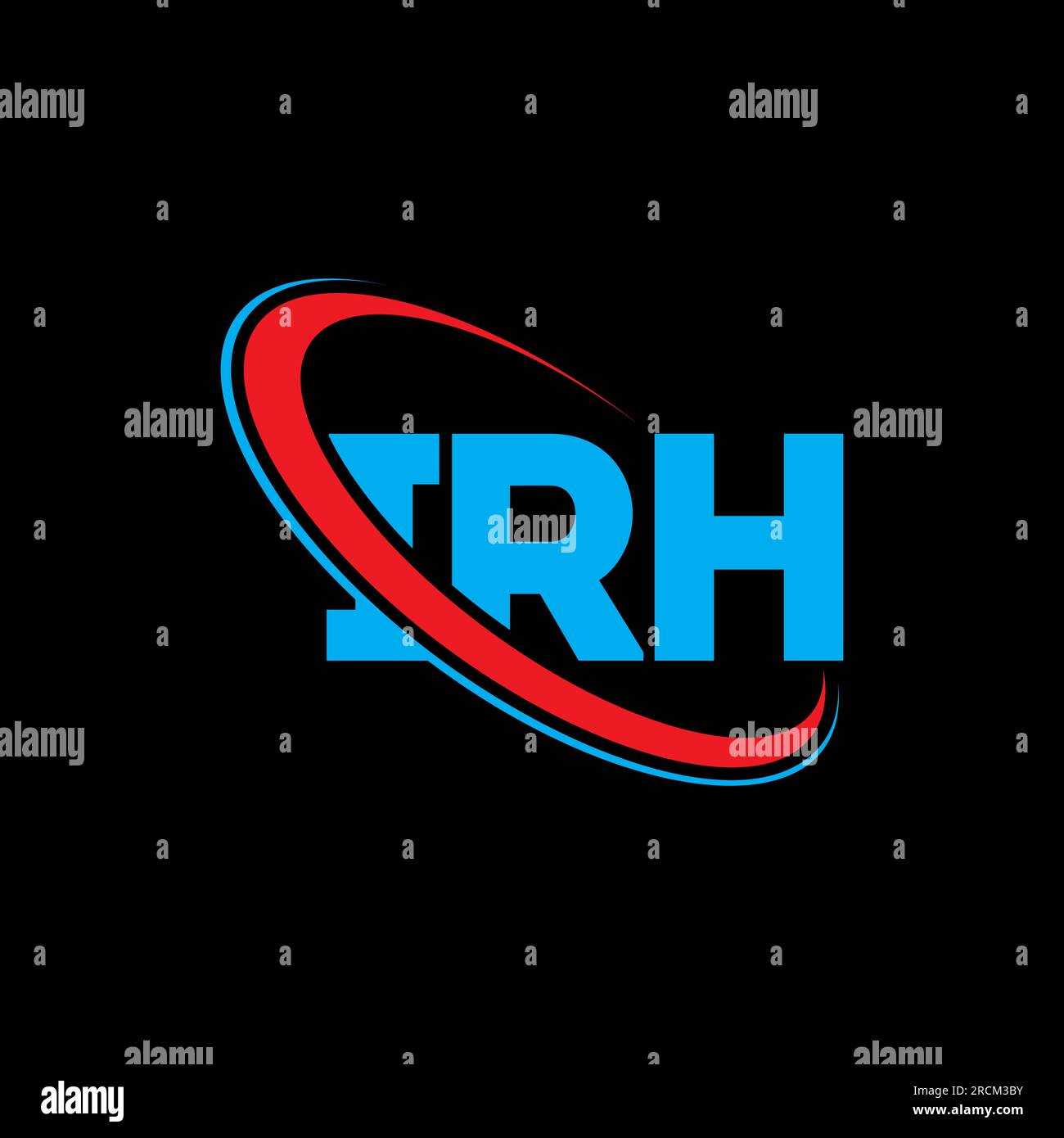 IRH logo. IRH letter. IRH letter logo design. Initials IRH logo linked ...