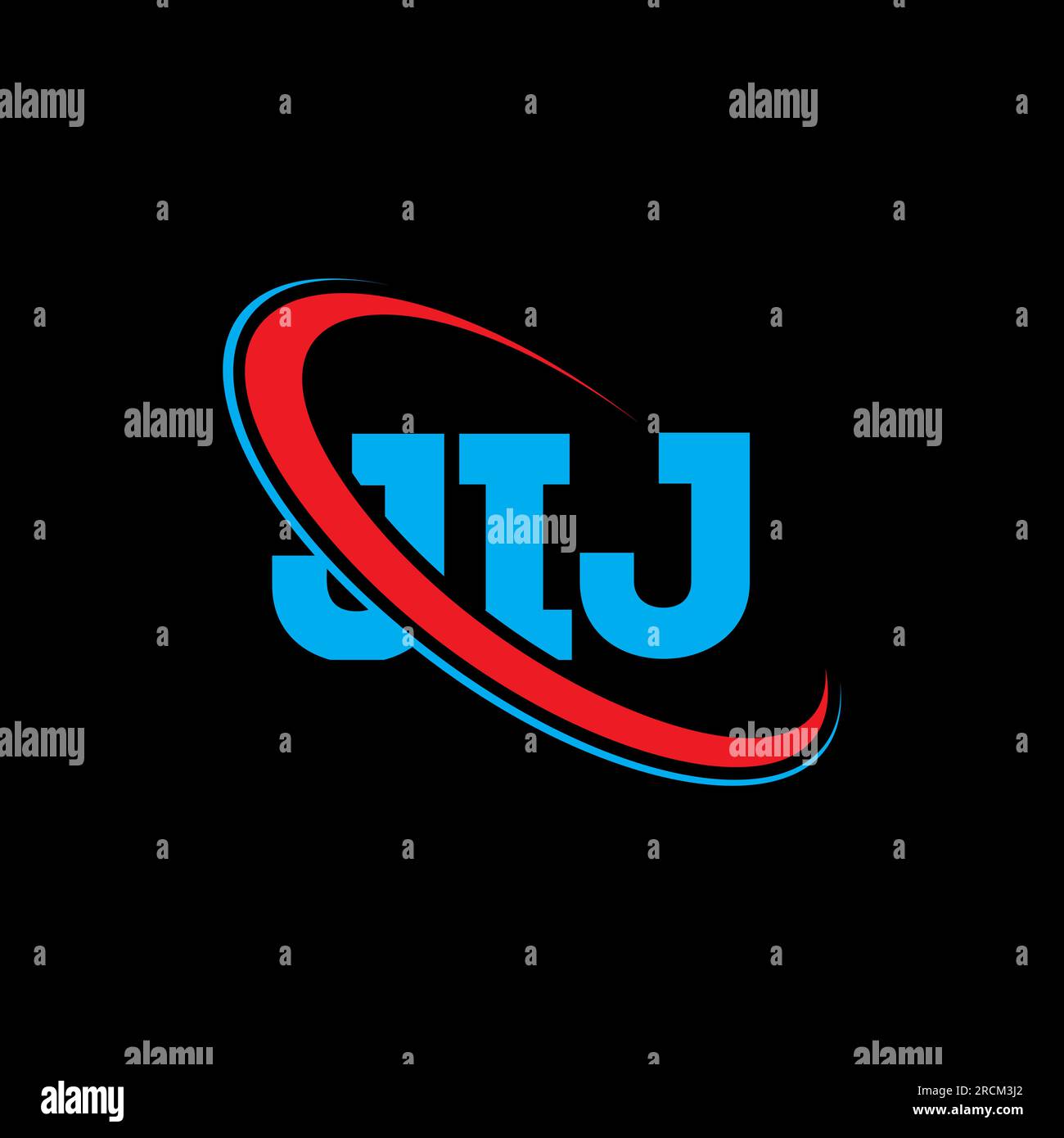 JIJ logo. JIJ letter. JIJ letter logo design. Initials JIJ logo linked ...