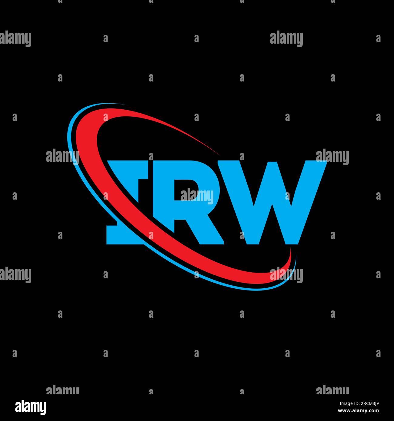 IRW logo. IRW letter. IRW letter logo design. Initials IRW logo linked ...