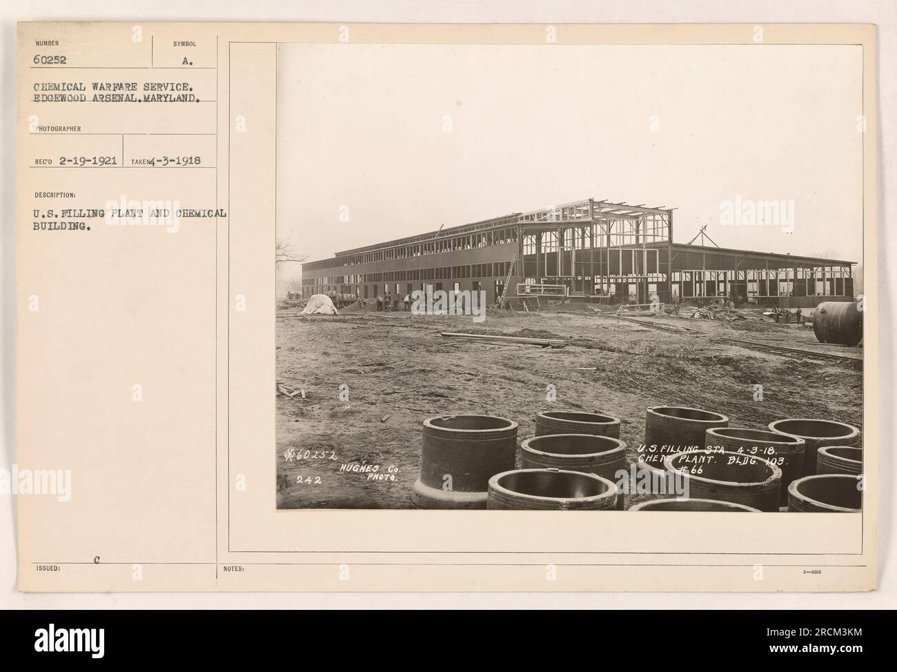Chemical Warfare Service, Edgewood Arsenal, MD. The photograph depicts ...
