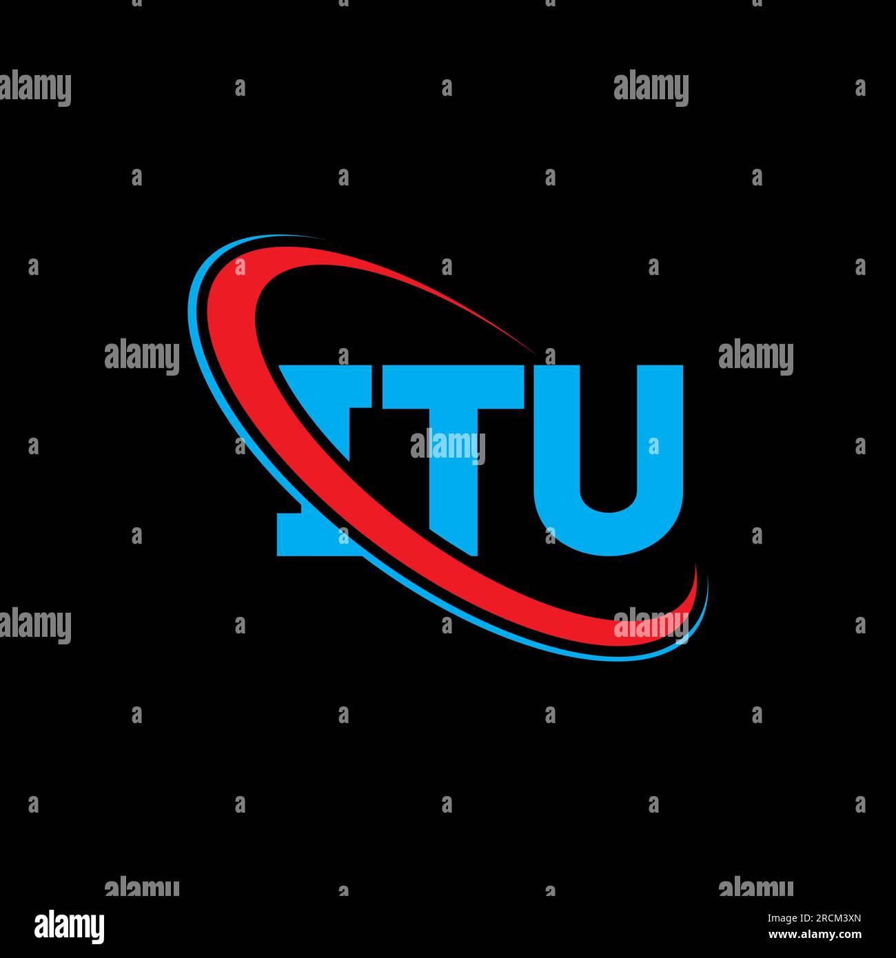 ITU logo. ITU letter. ITU letter logo design. Initials ITU logo linked ...