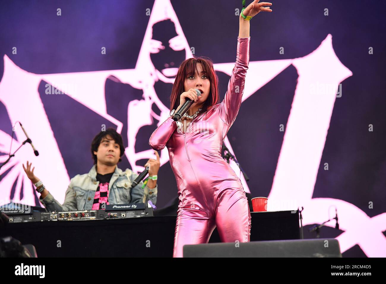 Quebec City, Canada. 14th July, 2023. Isabella Lovestory performs on ...
