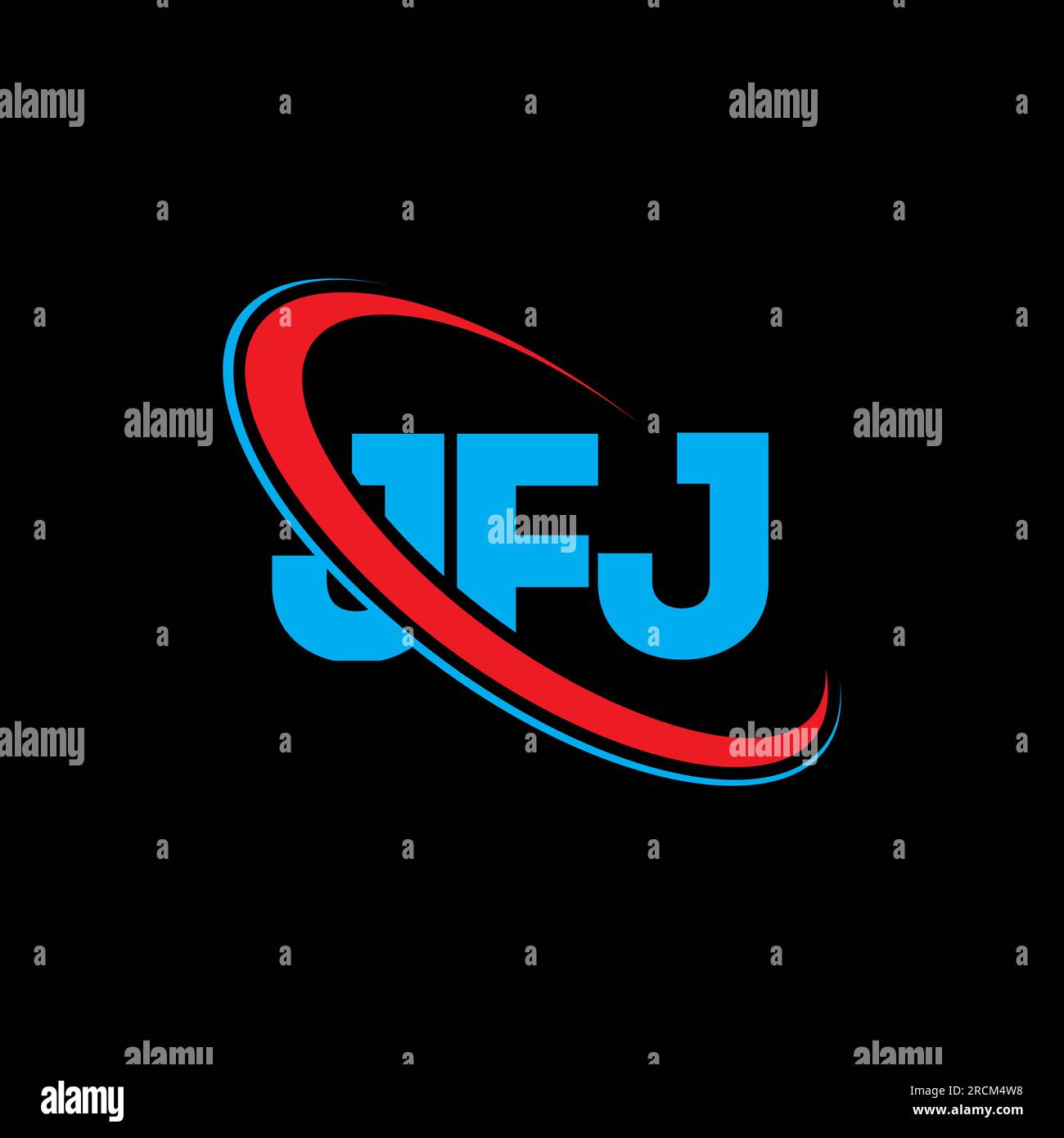 Jfj logo design hi-res stock photography and images - Alamy