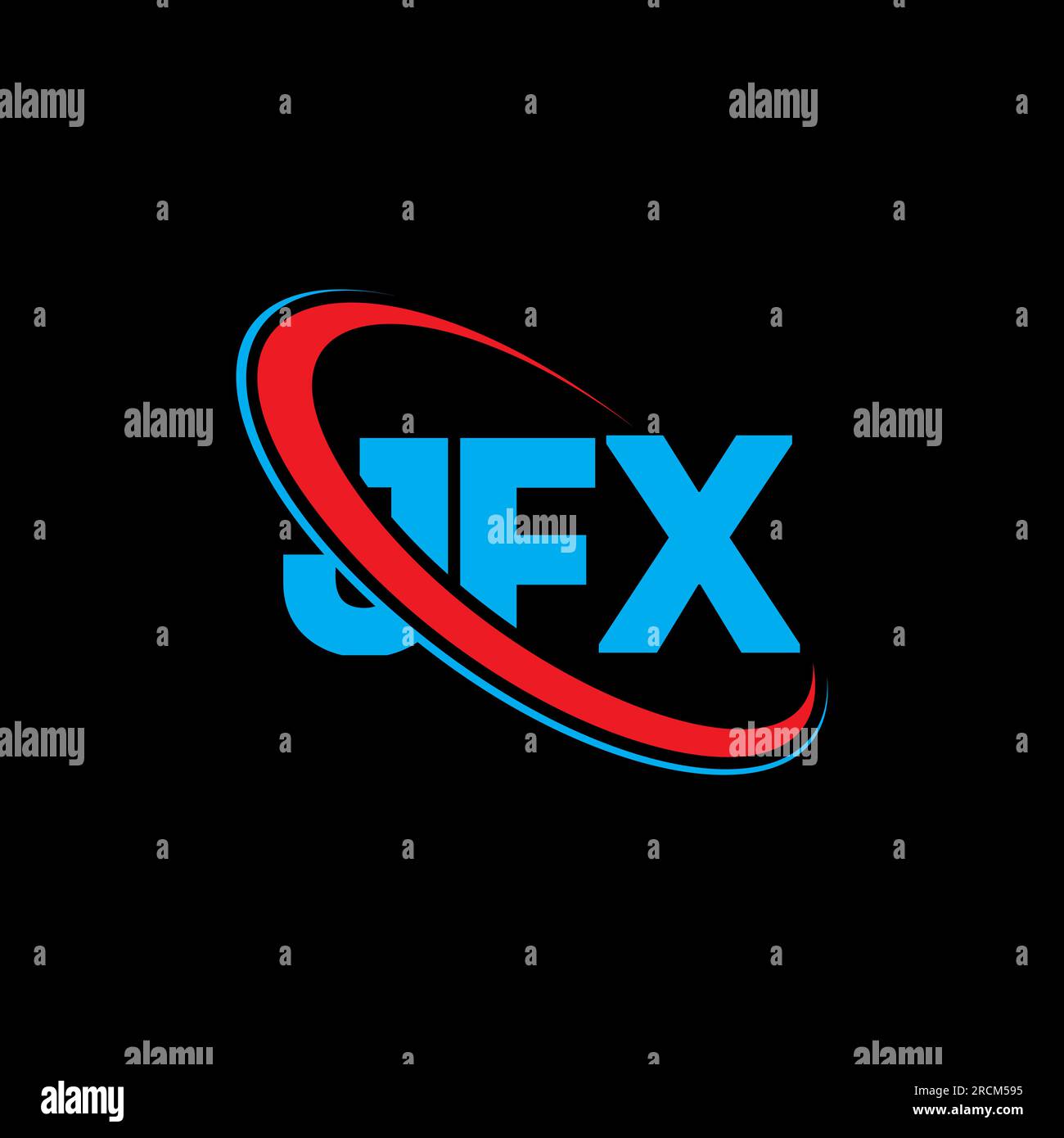 JFX logo. JFX letter. JFX letter logo design. Initials JFX logo linked with circle and uppercase ...