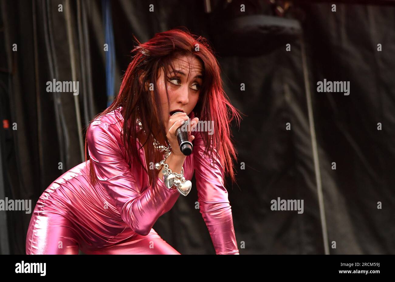 Quebec City, Canada. 14th July, 2023. Isabella Lovestory performs on ...