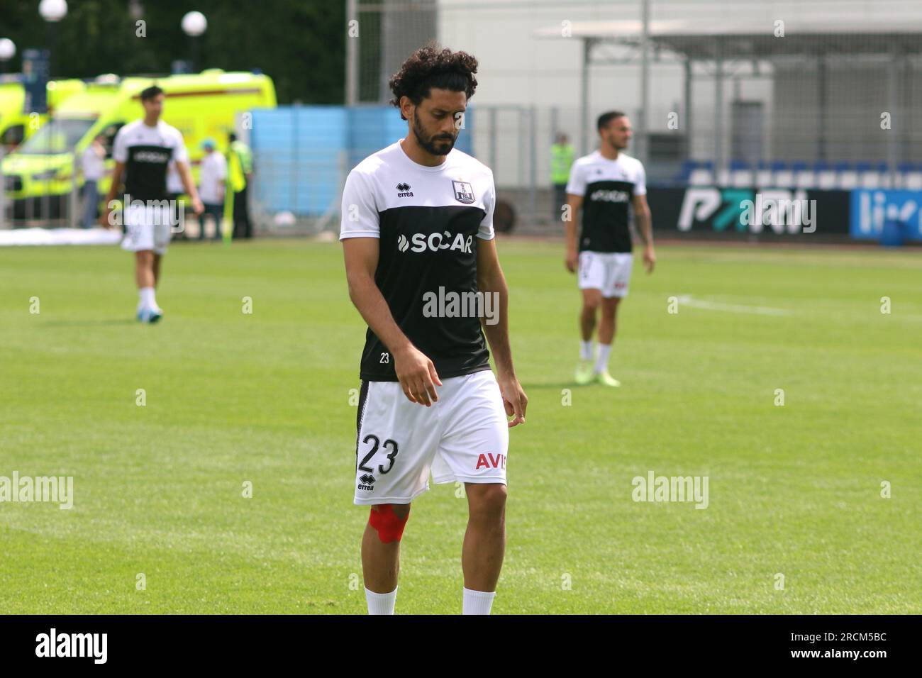 Ataa Jaber (23) of Neftci in action during the Pari Premier Cup ...