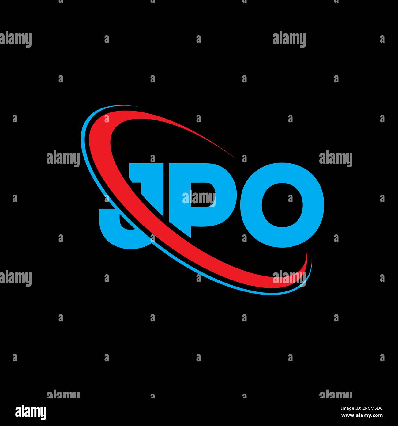 JPO logo. JPO letter. JPO letter logo design. Initials JPO logo linked ...