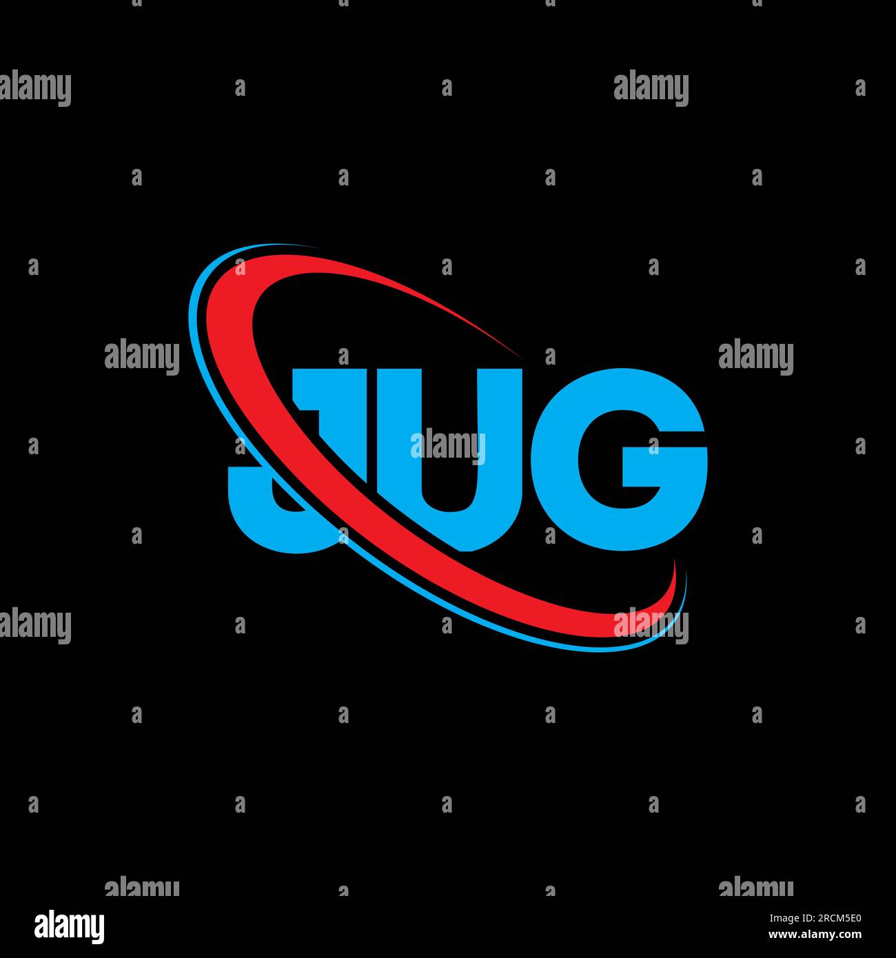 JUG logo. JUG letter. JUG letter logo design. Initials JUG logo linked ...