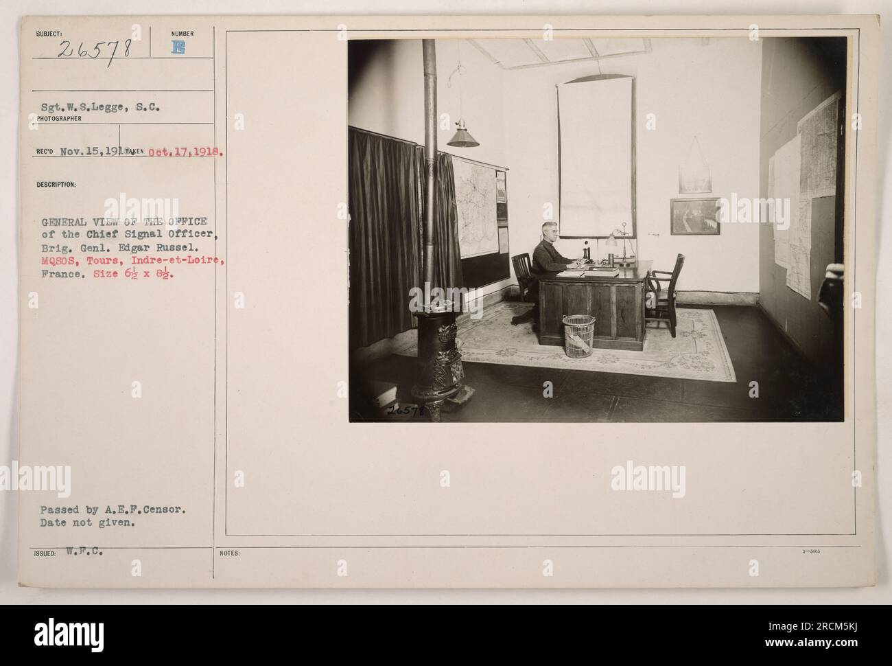 Brig genl edgar russel hi-res stock photography and images - Alamy