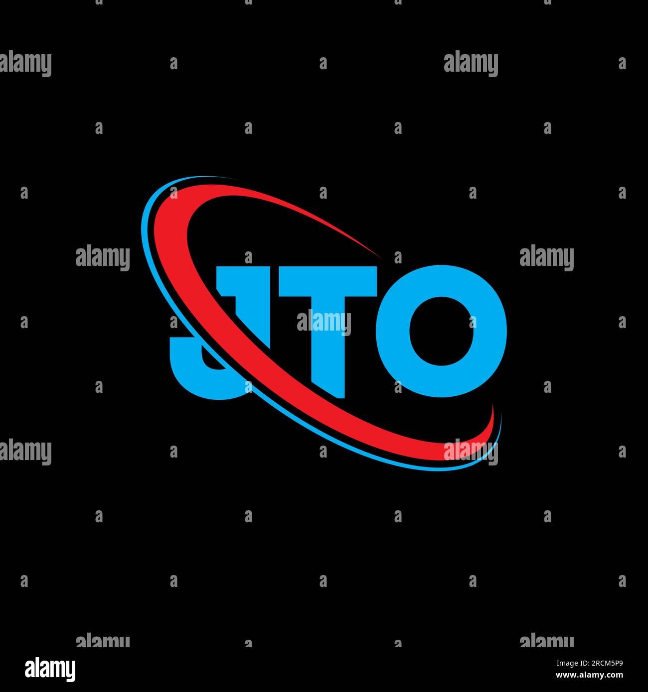 JTO logo. JTO letter. JTO letter logo design. Initials JTO logo linked ...