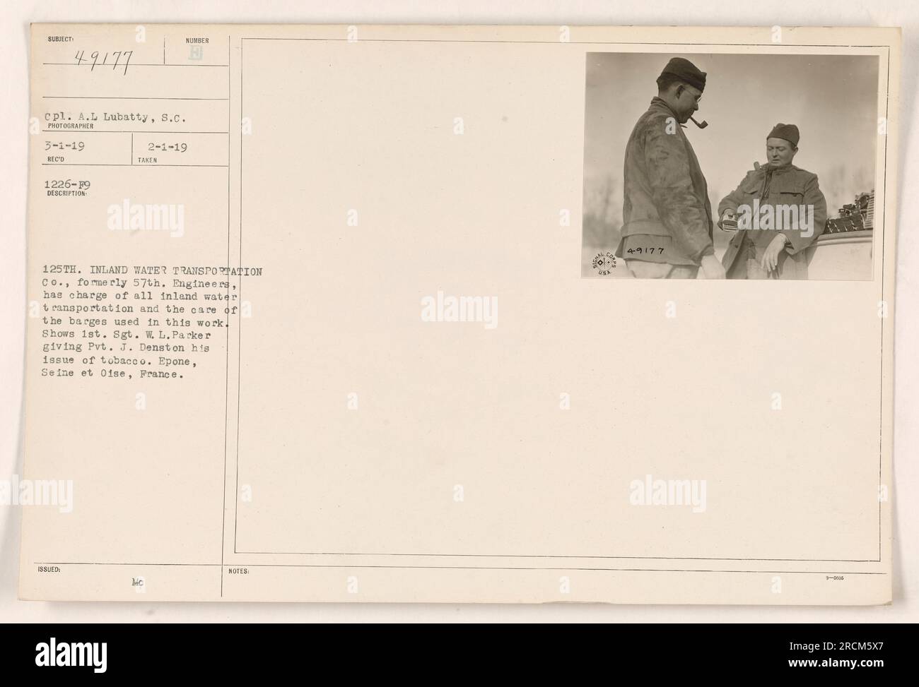 Pvt j denston hi-res stock photography and images - Alamy