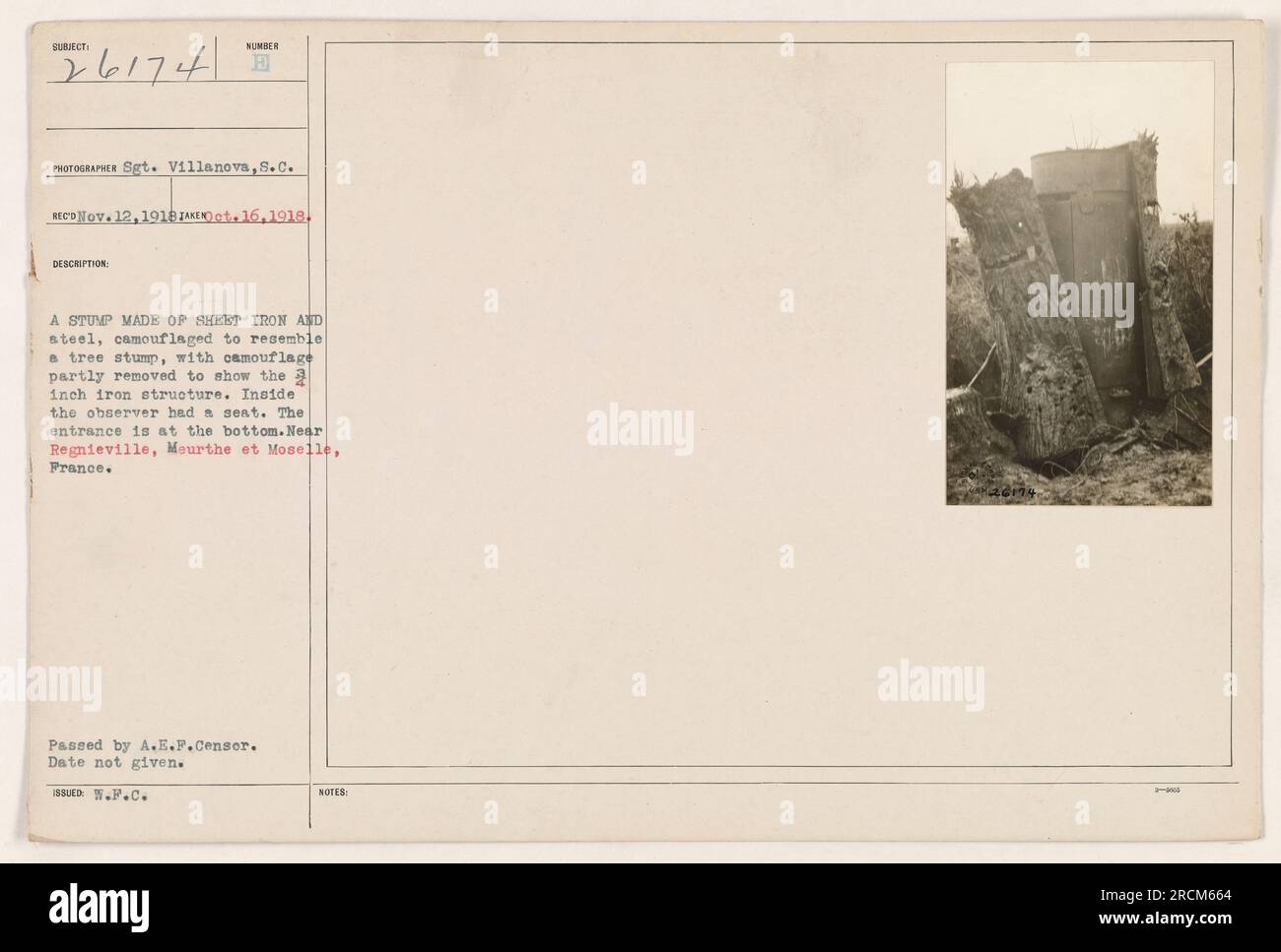 "Image of a camouflaged sheet iron and steel stump, resembling a tree ...