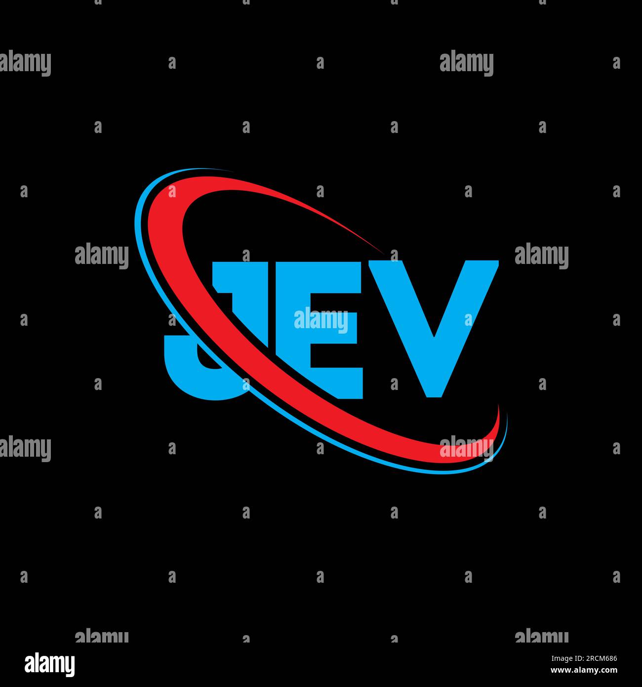 JEV logo. JEV letter. JEV letter logo design. Initials JEV logo linked ...