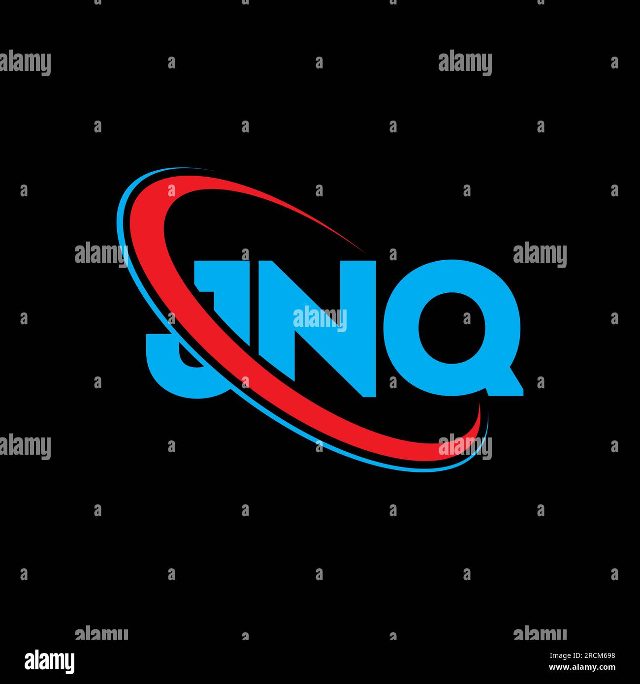 JNQ logo. JNQ letter. JNQ letter logo design. Initials JNQ logo linked ...