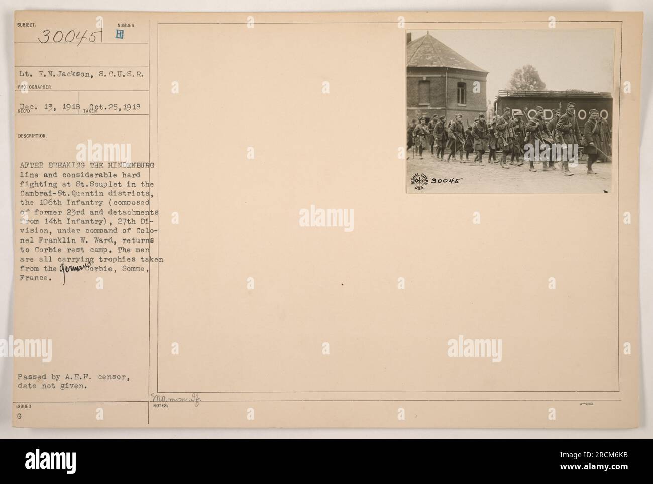 106th infantry division world war hi-res stock photography and images ...