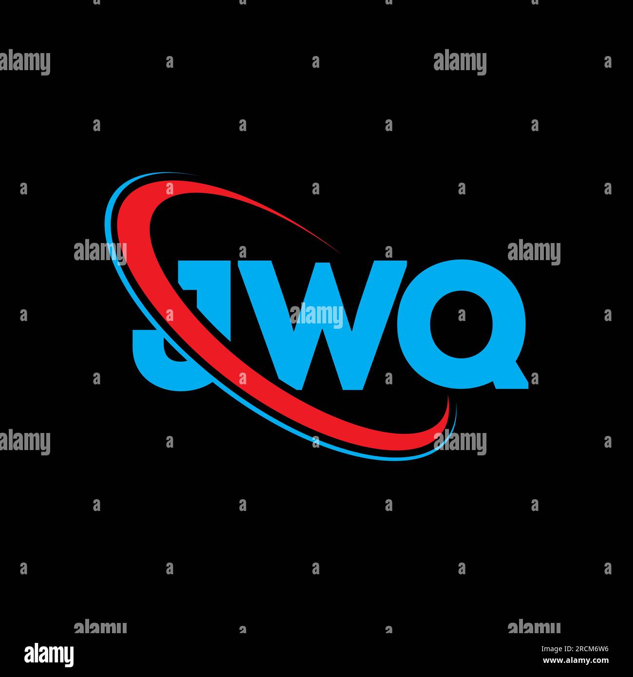 JWQ logo. JWQ letter. JWQ letter logo design. Initials JWQ logo linked ...