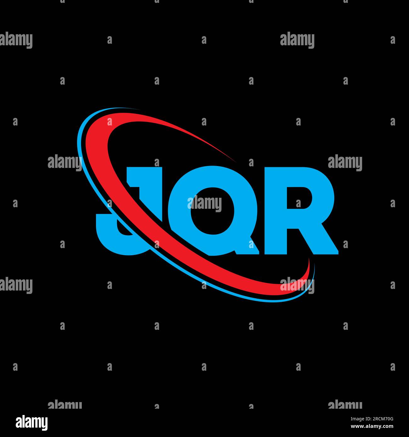 JQR logo. JQR letter. JQR letter logo design. Initials JQR logo linked ...