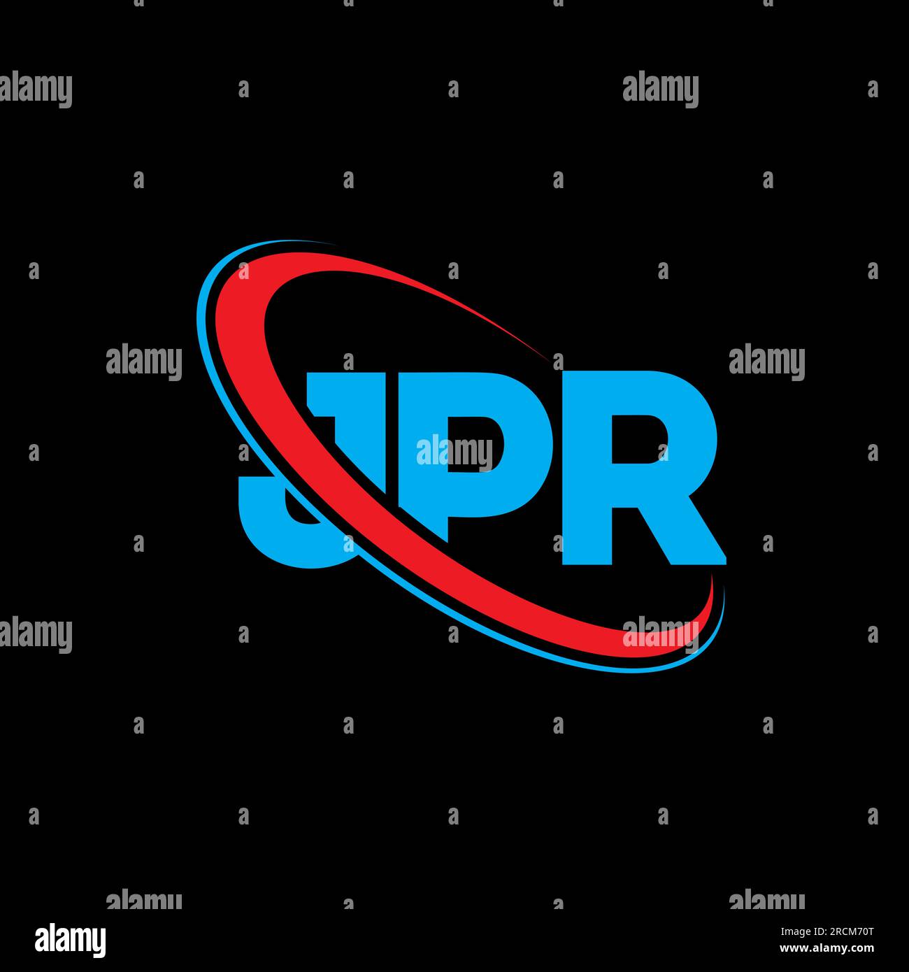JPR logo. JPR letter. JPR letter logo design. Initials JPR logo linked with circle and uppercase ...