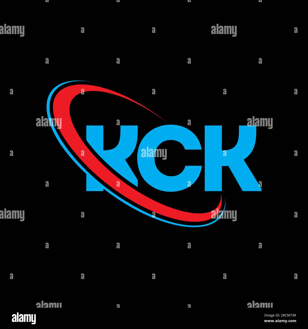KCK logo. KCK letter. KCK letter logo design. Initials KCK logo linked with circle and uppercase ...