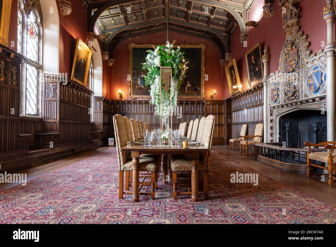 Powderham castle room hi-res stock photography and images - Alamy