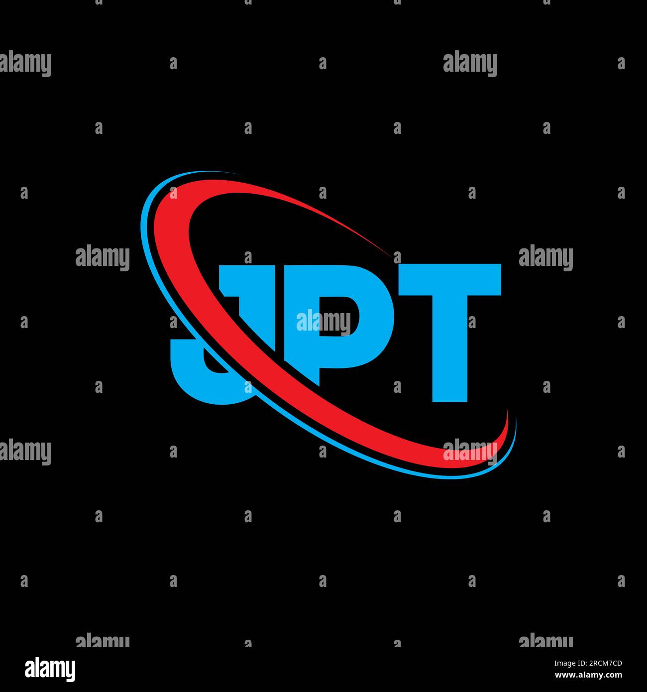JPT logo. JPT letter. JPT letter logo design. Initials JPT logo linked with circle and uppercase ...