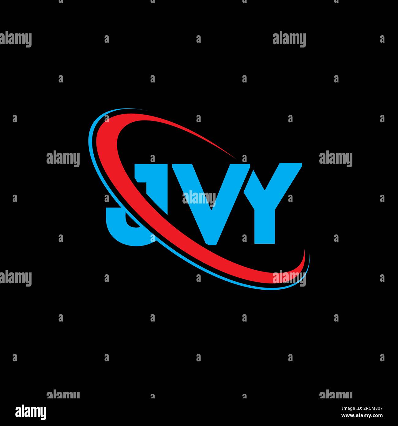 JVY logo. JVY letter. JVY letter logo design. Initials JVY logo linked ...