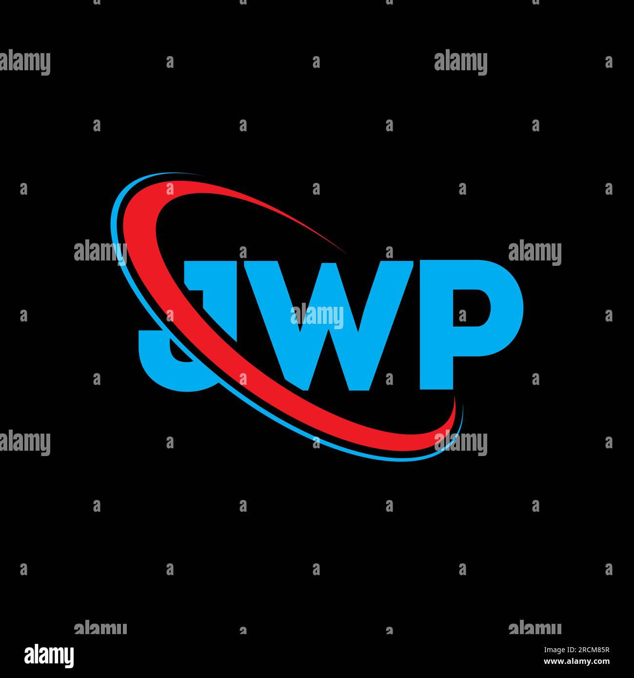 JWP logo. JWP letter. JWP letter logo design. Initials JWP logo linked ...