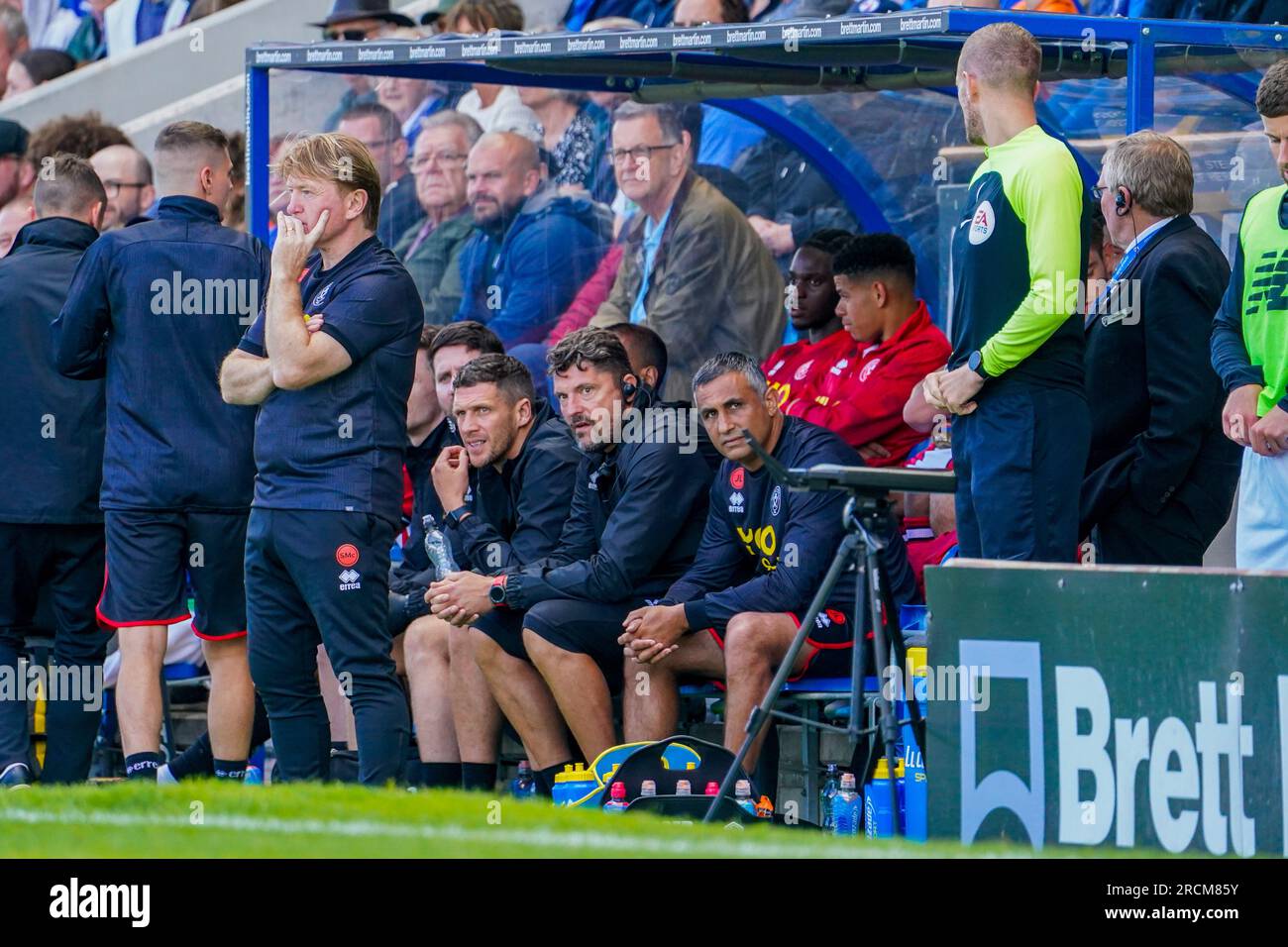 Chesterfield, UK. 15th July, 2023. Sheffield United Assistant Manager ...