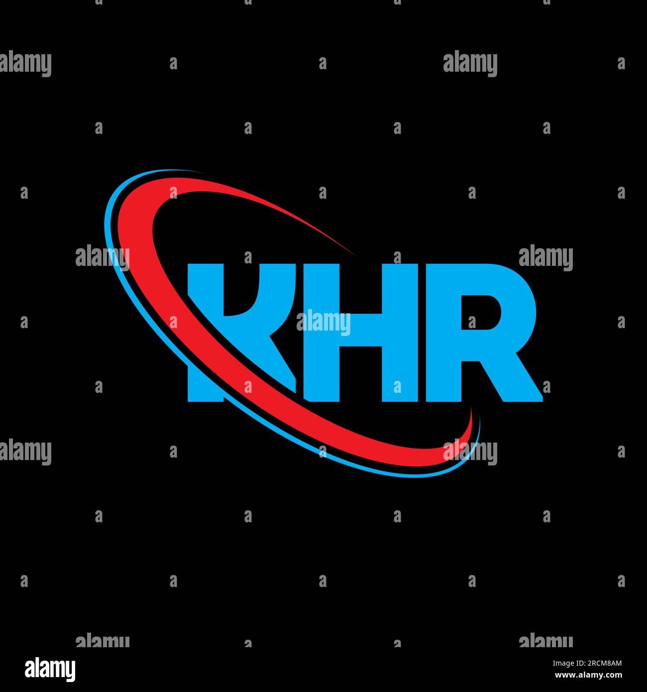 KHR logo. KHR letter. KHR letter logo design. Initials KHR logo linked ...