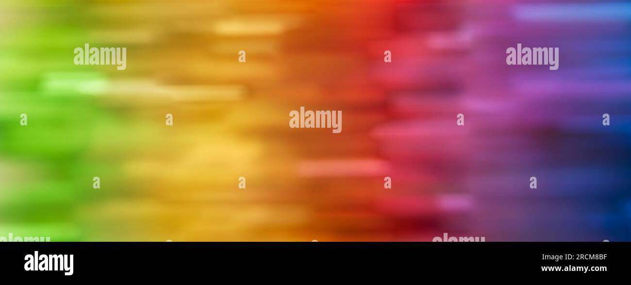 Abstract rainbow color background with horizontal lines in colorful ...
