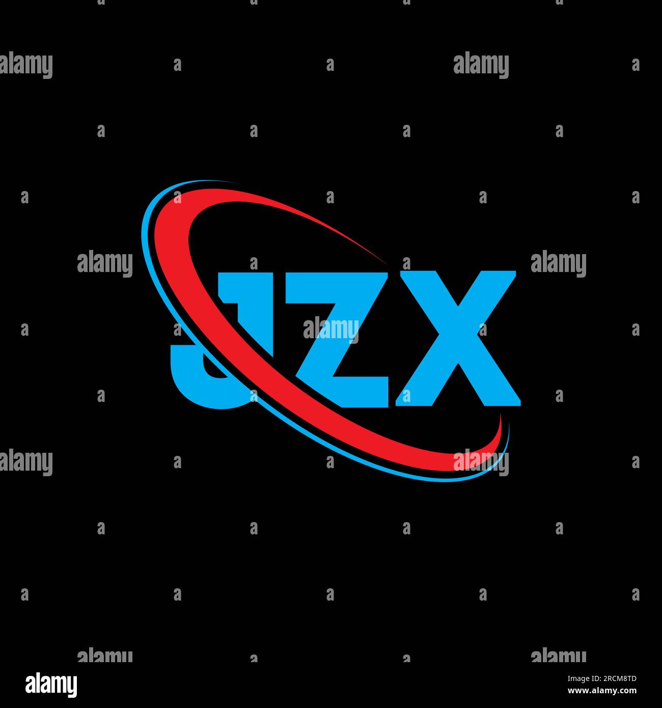 JZX logo. JZX letter. JZX letter logo design. Initials JZX logo linked ...