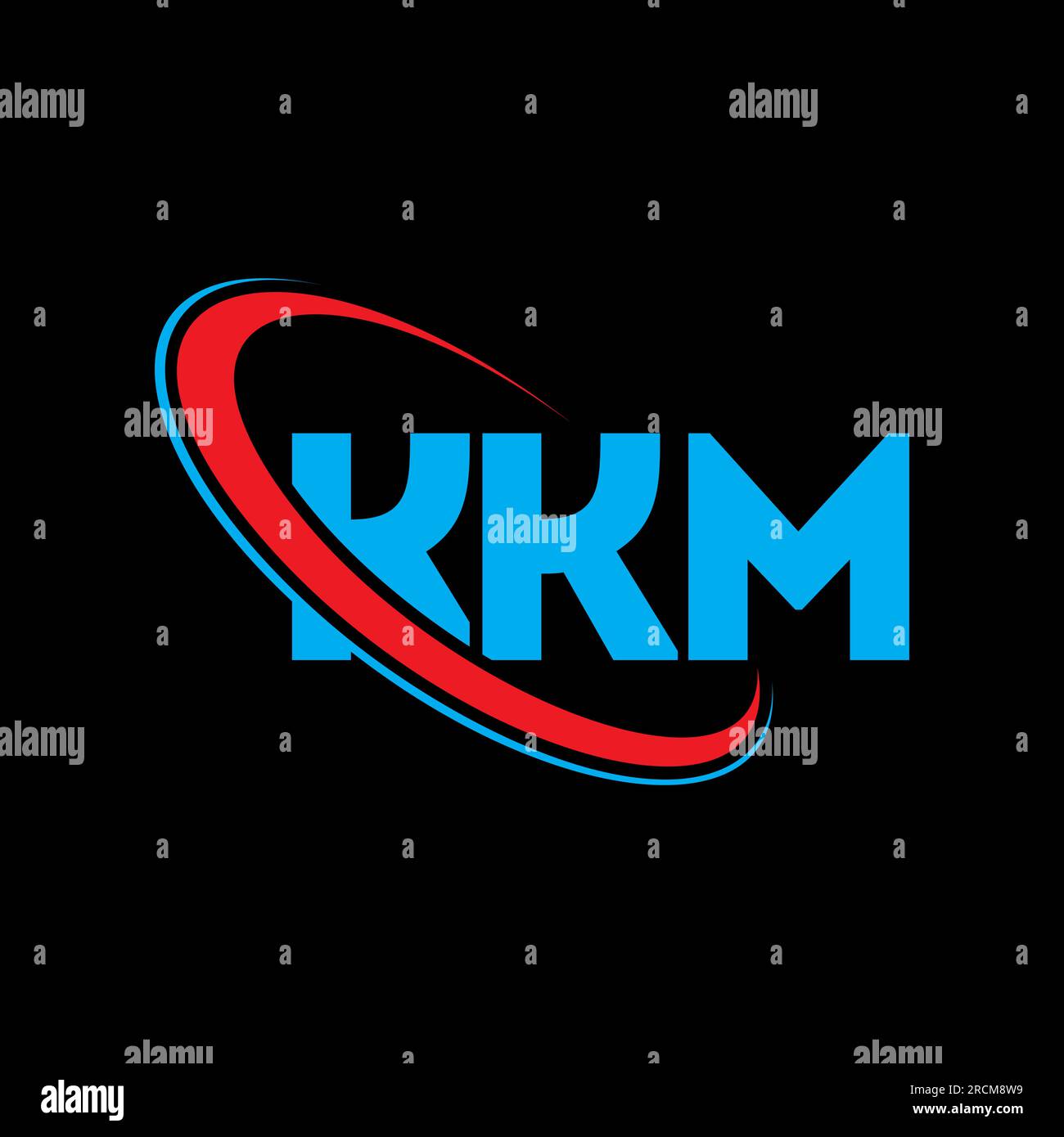 KKM logo. KKM letter. KKM letter logo design. Initials KKM logo linked ...