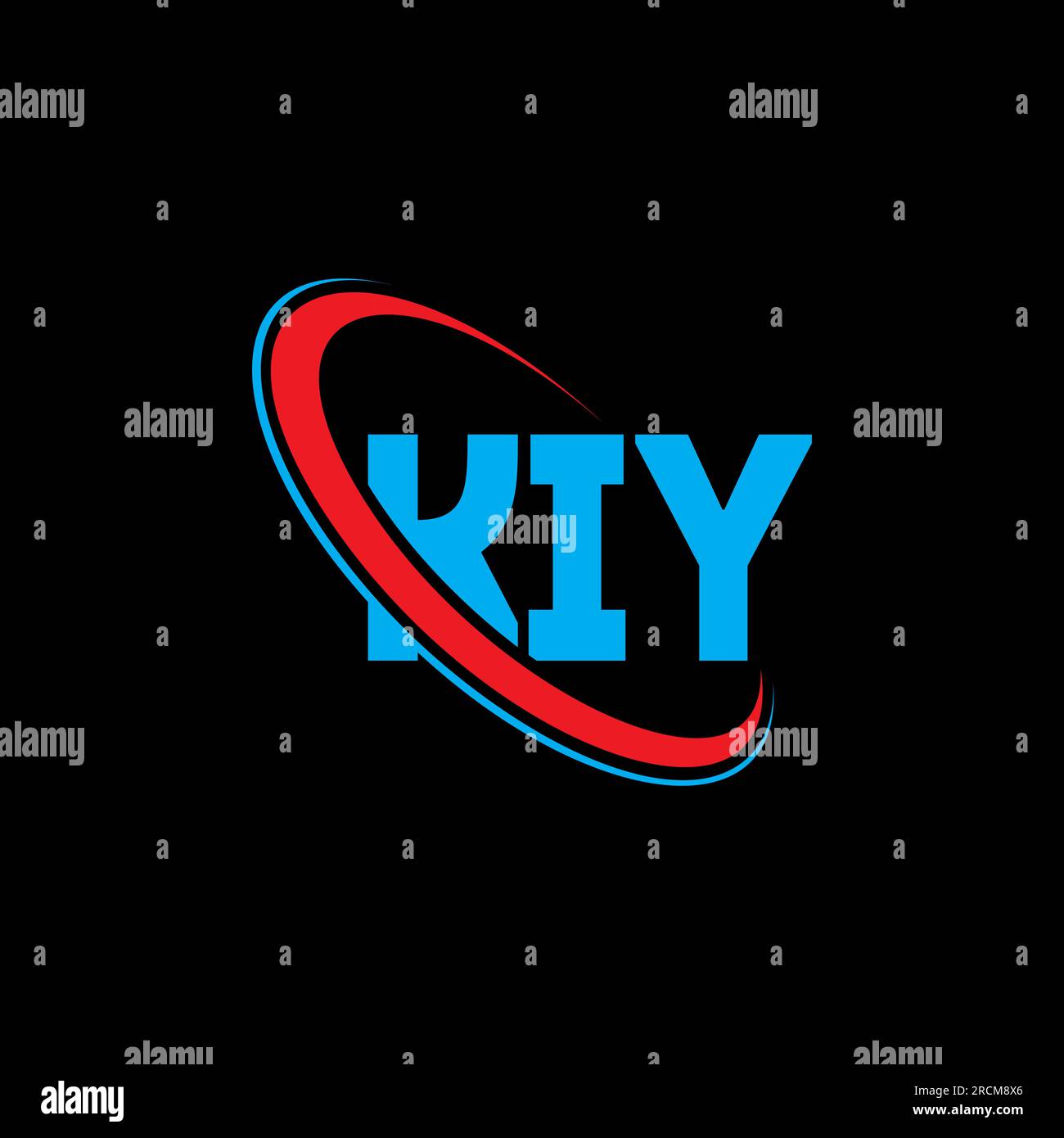 KIY logo. KIY letter. KIY letter logo design. Initials KIY logo linked ...