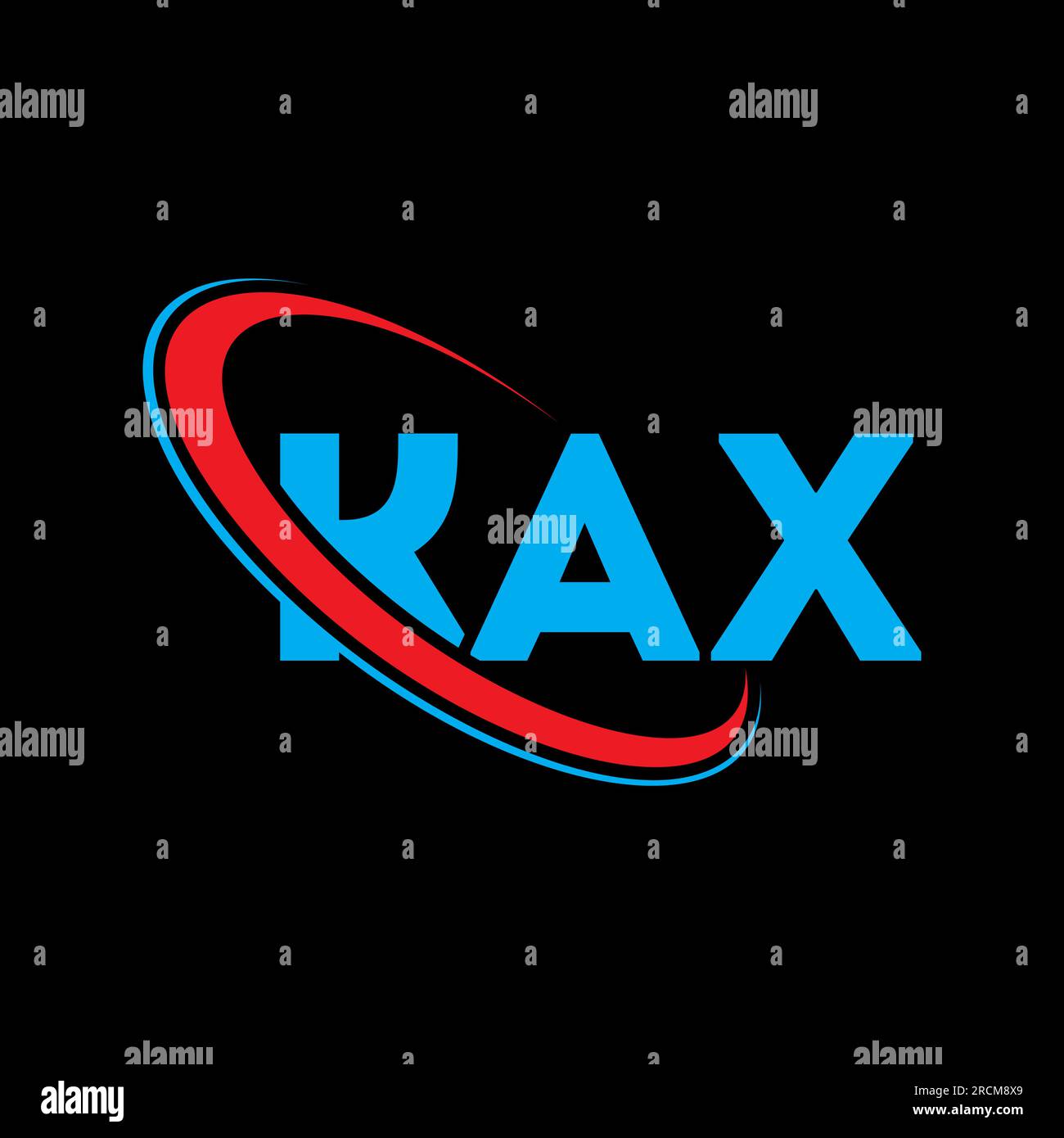 KAX logo. KAX letter. KAX letter logo design. Initials KAX logo linked ...