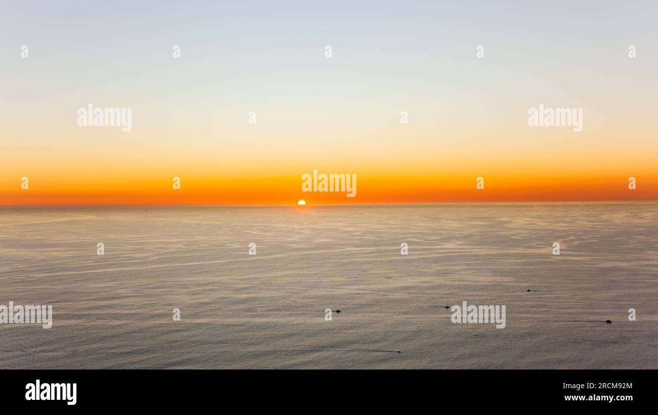 Sunset Signal Hill watching viewing sun down a scenic moment on the ...