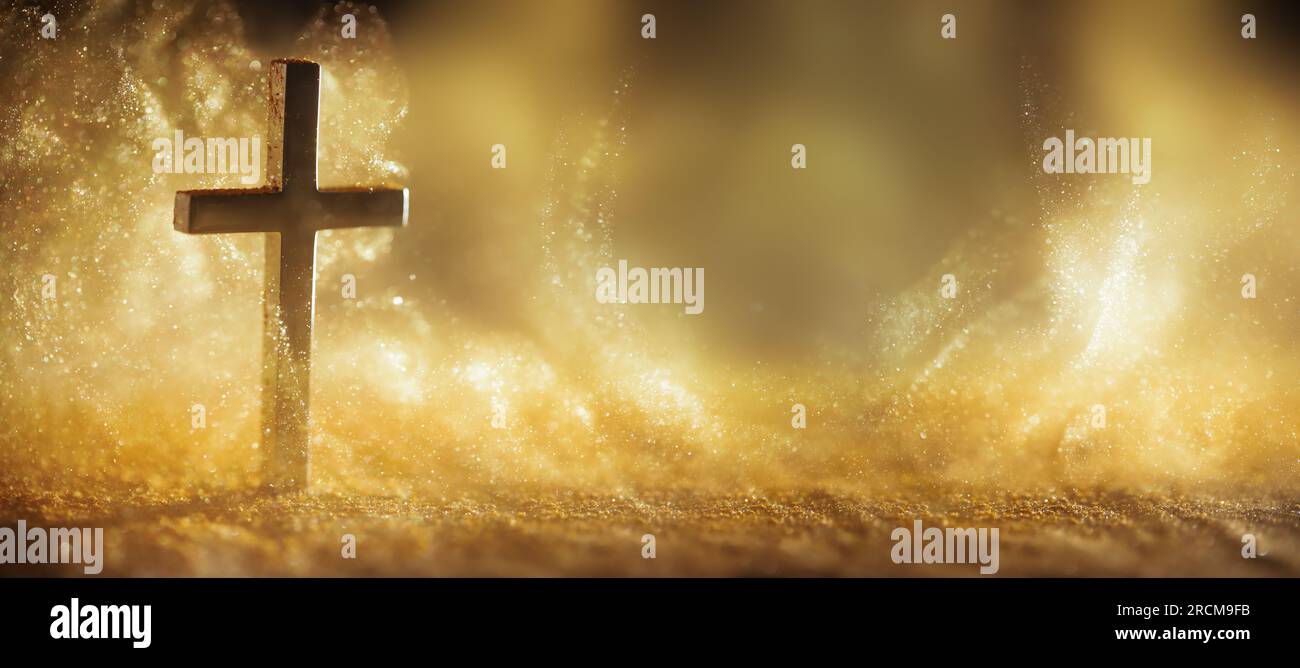 Abstract Worship Cross Backgrounds