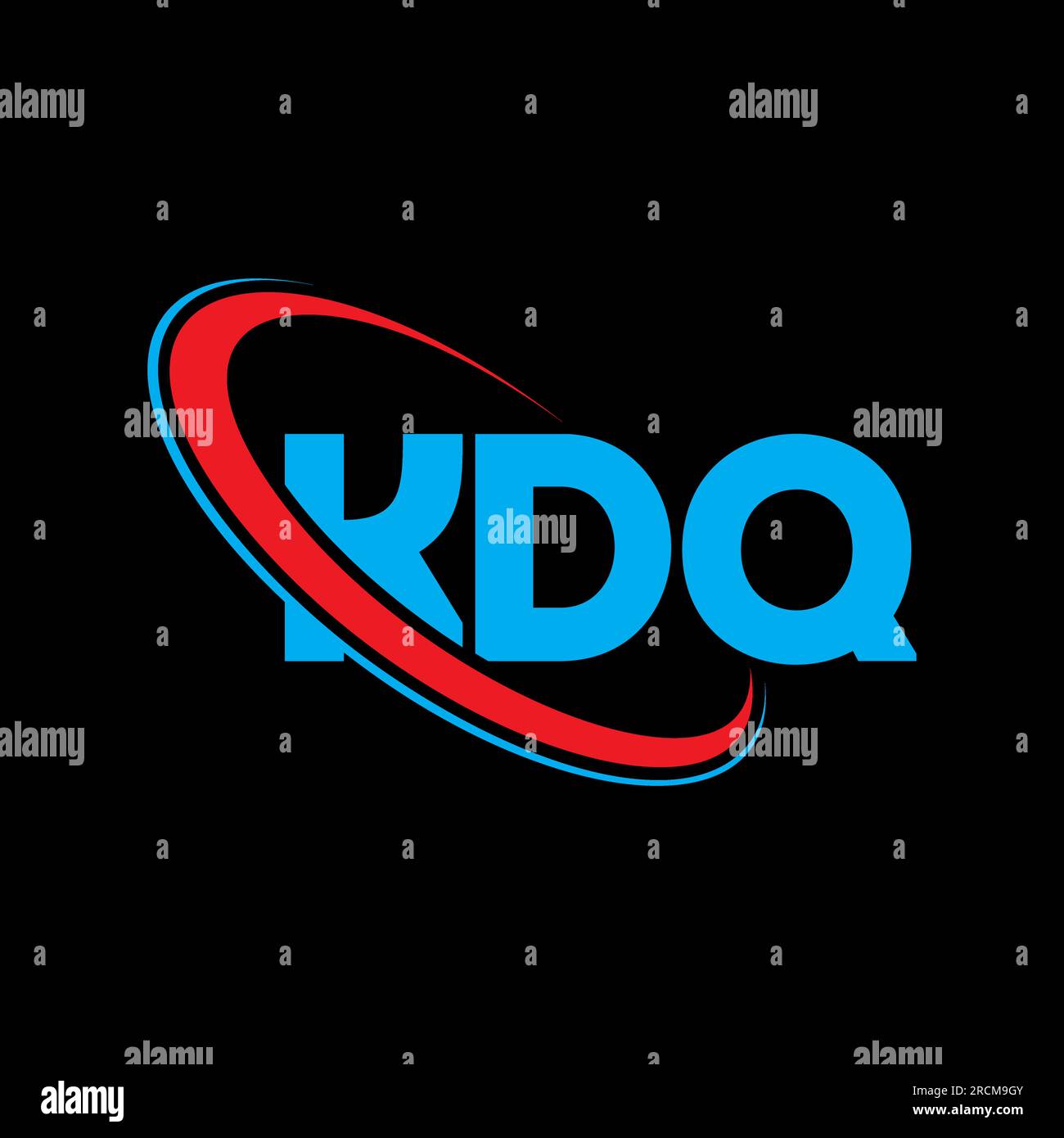 KDQ logo. KDQ letter. KDQ letter logo design. Initials KDQ logo linked ...
