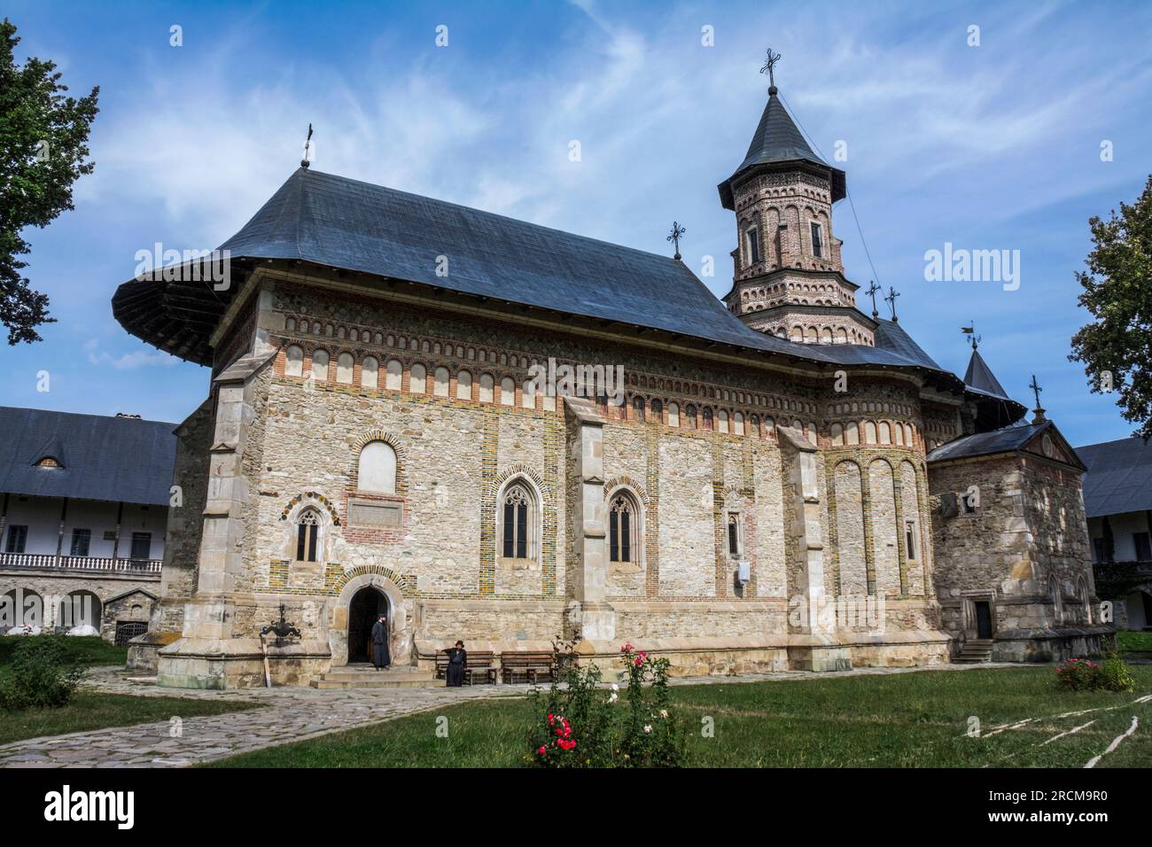 Neamt Monastery Church, Romania Stock Photo - Alamy