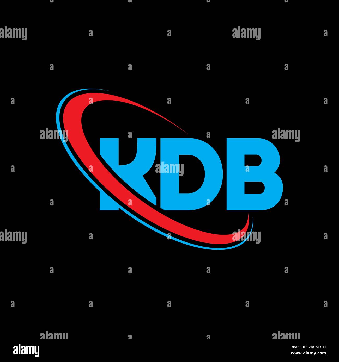 KDB logo. KDB letter. KDB letter logo design. Initials KDB logo linked with circle and uppercase ...