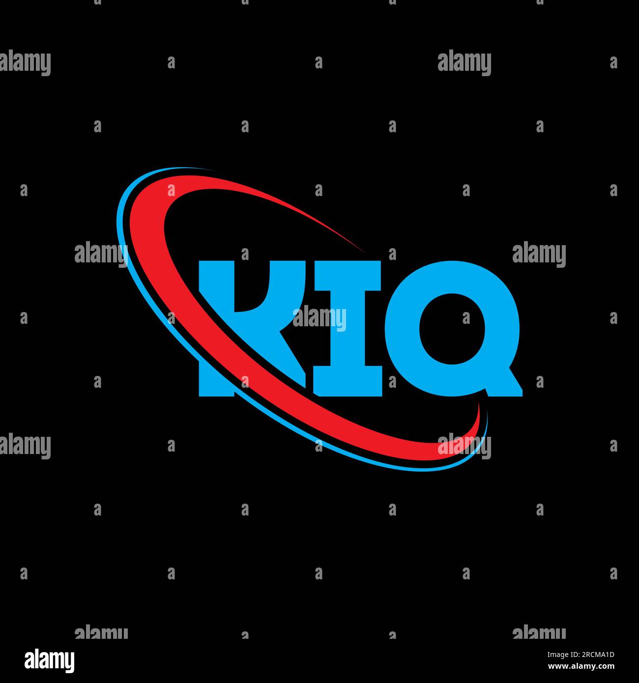 KIQ logo. KIQ letter. KIQ letter logo design. Initials KIQ logo linked ...
