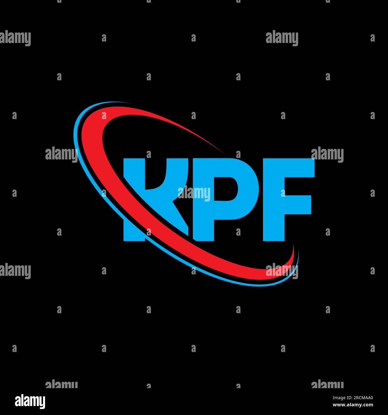 KPF logo. KPF letter. KPF letter logo design. Initials KPF logo linked ...