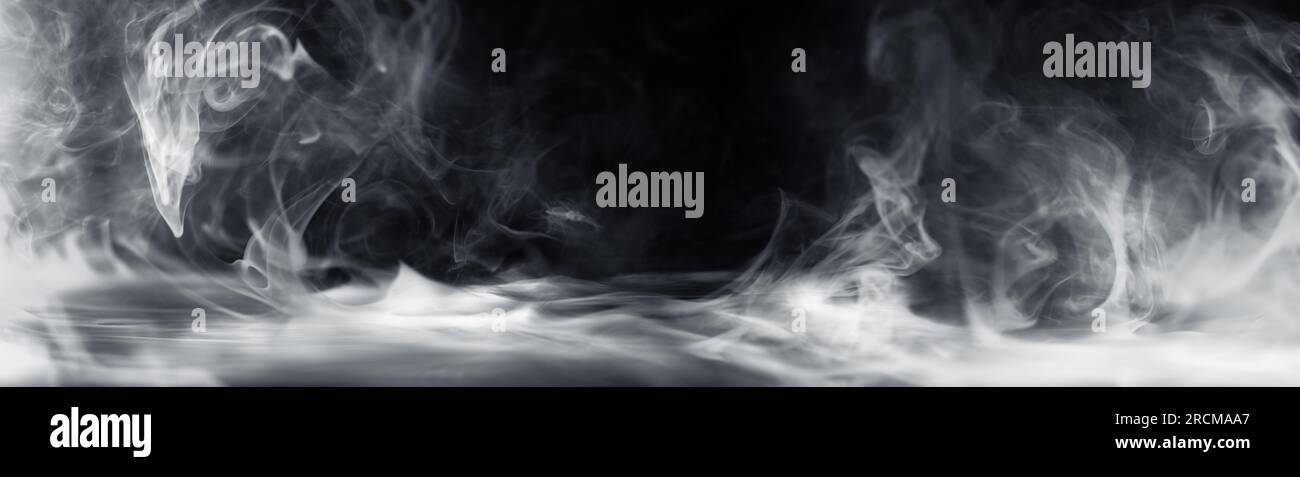 Real smoke exploding and swirling outwards. Dramatic smoke or fog ...