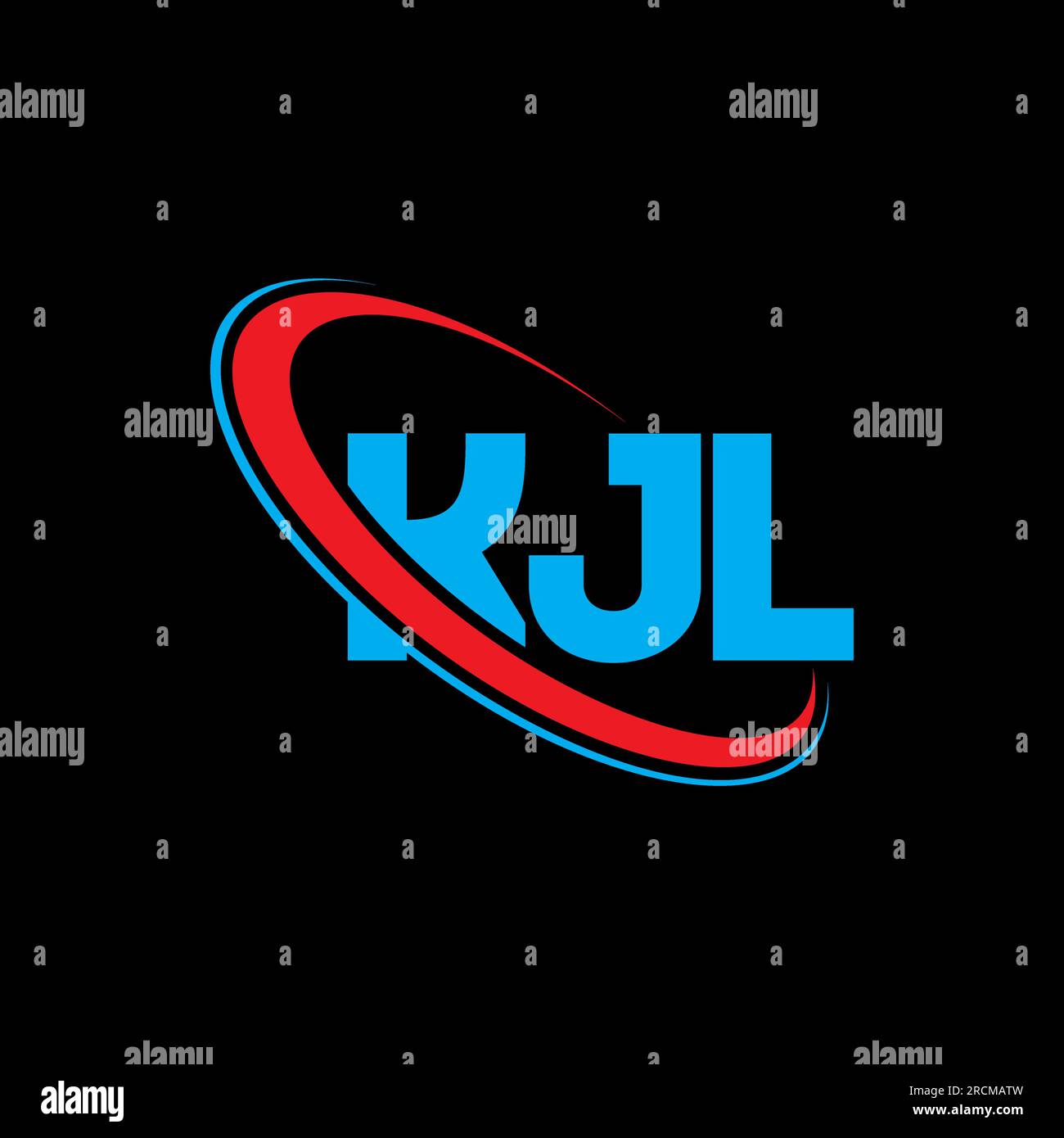 KJL logo. KJL letter. KJL letter logo design. Initials KJL logo linked ...