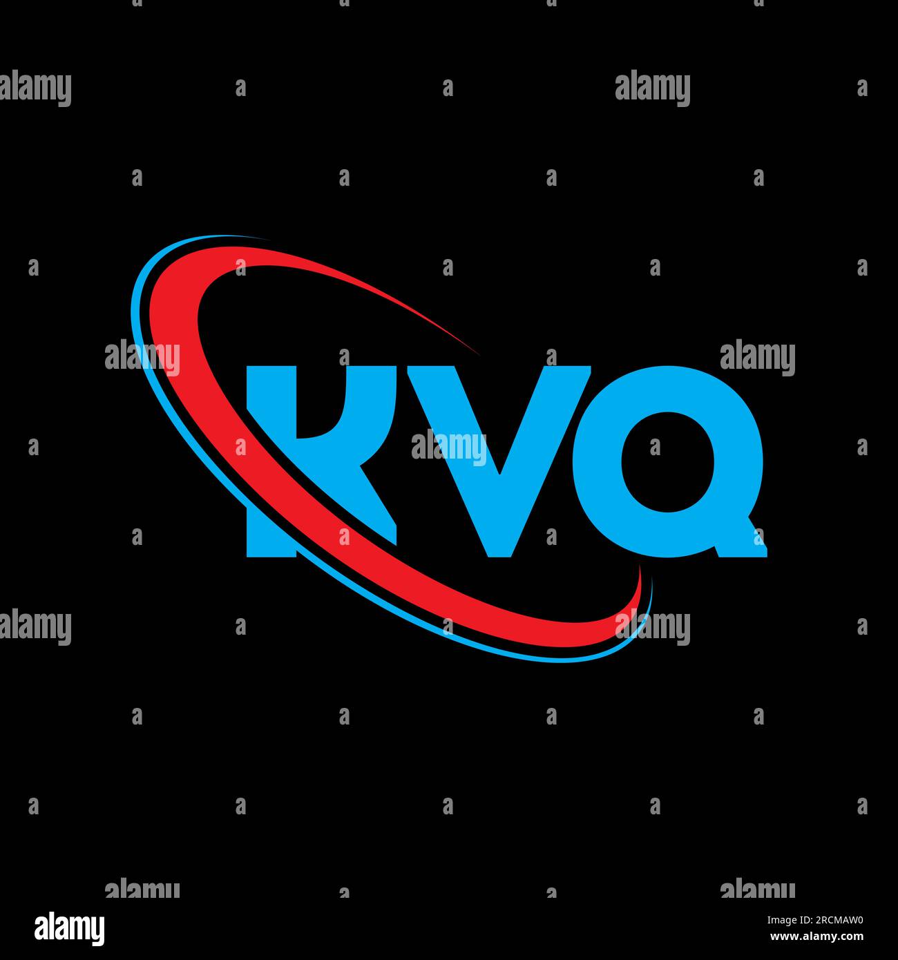 Kvq logo design hi-res stock photography and images - Alamy